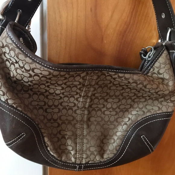 Coach | Bags | Coach Small Brown Shoulder Bag | Poshmark